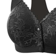 Bosfbaoi Solid Color Lace Front Closure Wireless Bralette, Wide Strap ...