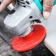 Angle Grinder Disc, Red Grinding Wheel for Tile, 100 Grit Integrated ...