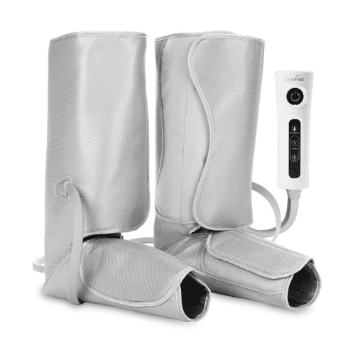 LiveFine Air Compression Leg Massager Pump Wraps, Foot & Calf with ...