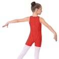 TiaoBug Ballet Leotard for Kids One Piece Tumbling Biketards Sleeveless ...