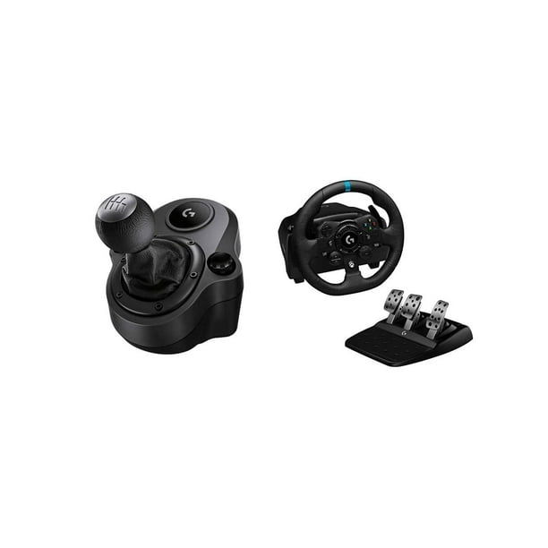 Logitech G Driving Force Shifter with Logitech G923 Racing Wheel and ...