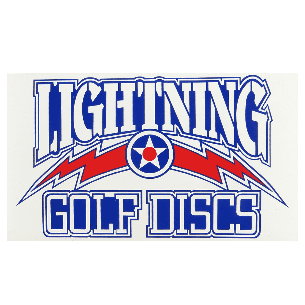 Lightning Golf Discs Logo Sticker - Walmart.com