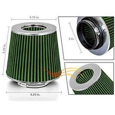 AirX Racing High Flow Performance Cone Air Filter with 2.75" inlet ...