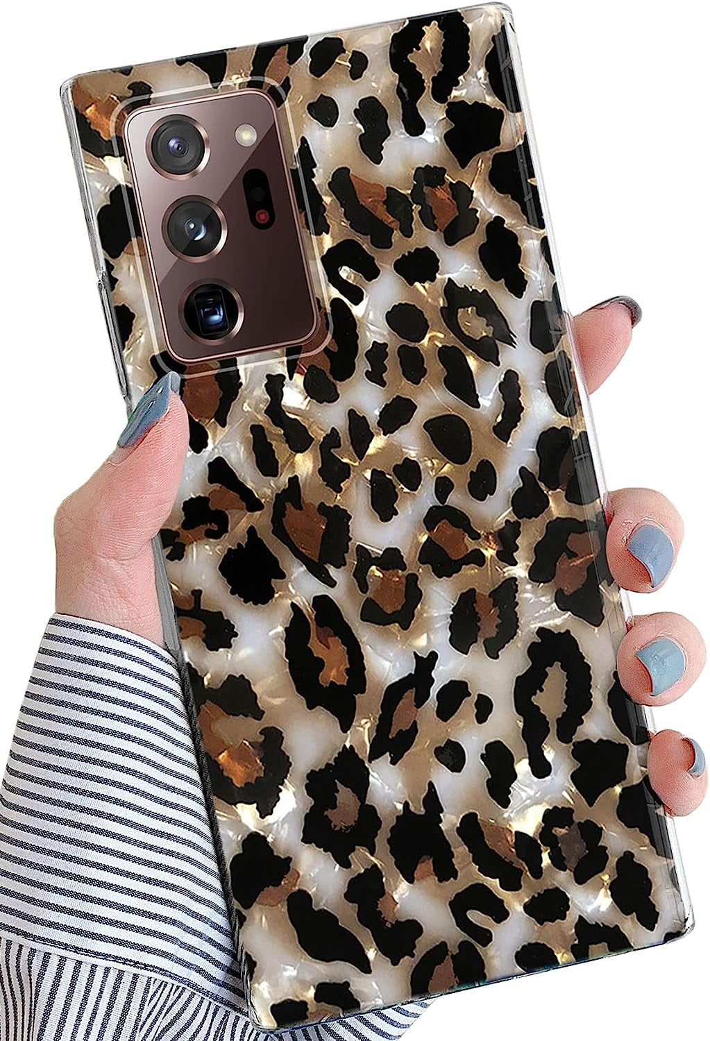 Samsung Galaxy Note 20 Ultra Case 5g, Luxury Sparkly Animal Leopard ...