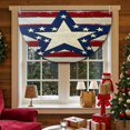 RKSupls Large Star over American Flag Canvas Patriotic Half Round ...