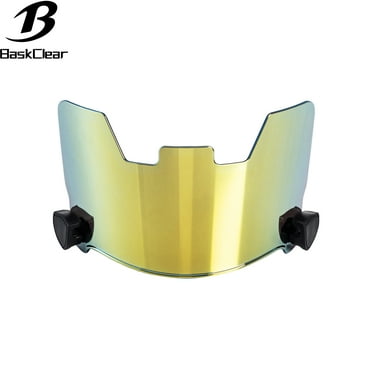 SHOC Zero G Plus Youth Football Helmet Visor - Clear, Tinted Style with Sun Protection and Clips ...