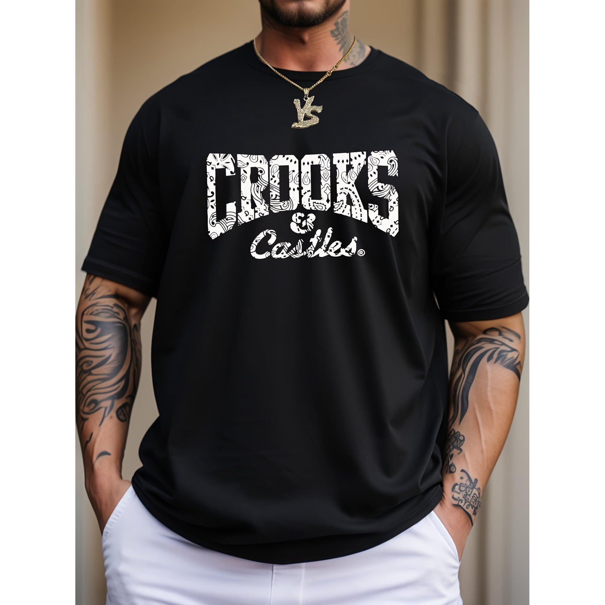 Click here for Generic Crooks Graphic Mens Short Sleeve T-Shirt... prices