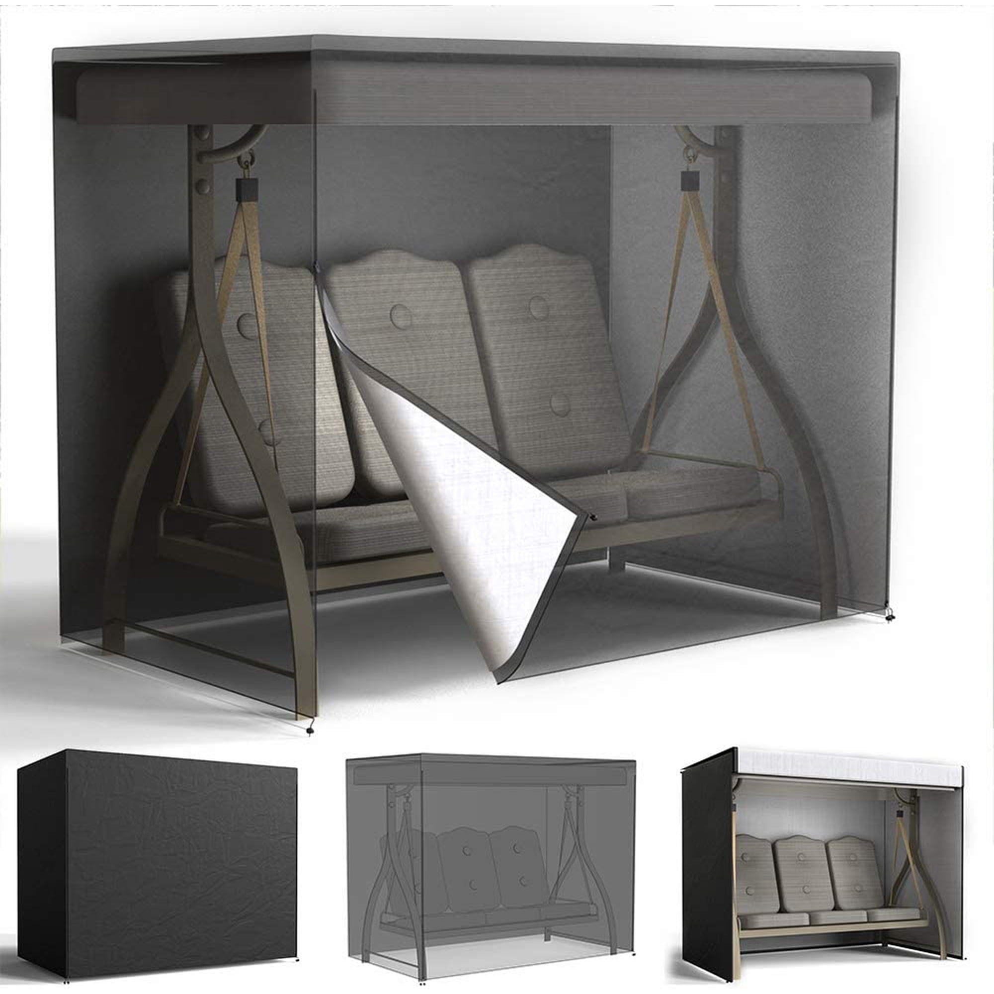 Click here for Salafire Patio Swing Cover 3-Seater Outdoor All We... prices