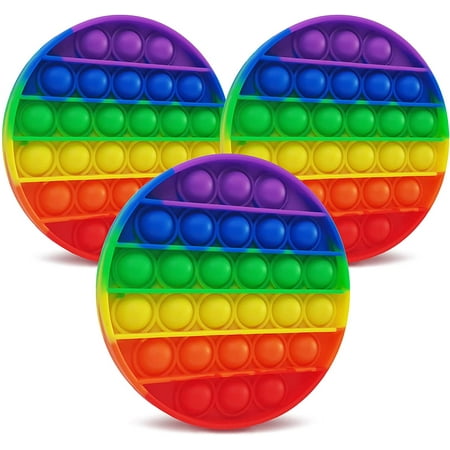 MOLOKU Push Pop Bubble Fidget Toy, Circle Sensory Stress Relief + Anti ...
