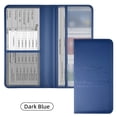 Car Document Paper Folder Waterproof PU Leather Vehicle Registration ...