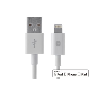 Startech.Com USBLT1MWS 1M White Slim Lightning To Usb Cable - Walmart.com