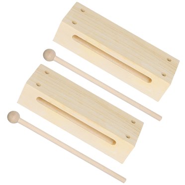 Wooden Fish Stick Instrument Rhythm Stick Wooden Drum Stick Temple ...