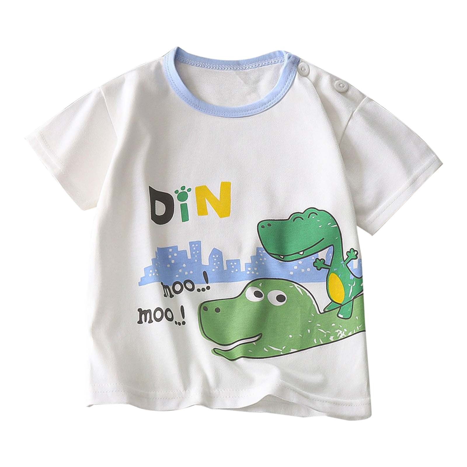 Click here for Rovga Boy Tops Toddler Boys Short Sleeve T Shirt S... prices