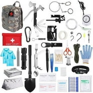 Ozark Trail 17 PC Outdoor Survival Deluxe Kit with Flashlight, Knife ...