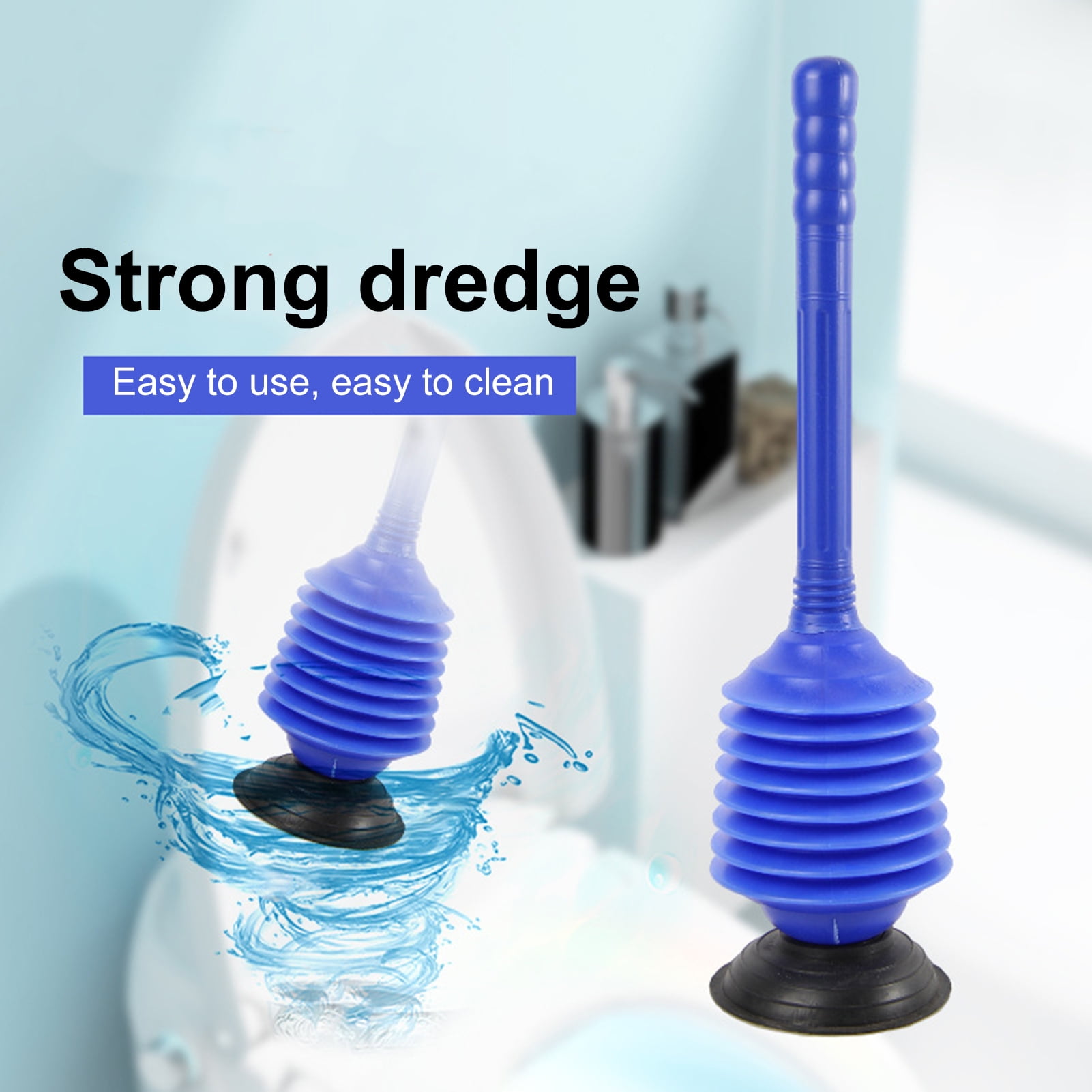 Yesbay Professional Toilet Plunger All Purpose PVC High Pressure Thrust ...