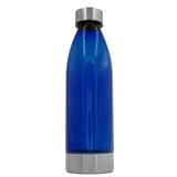 Mainstays 22 oz Blue Plastic Water Bottles with Screw Cap - Walmart.com