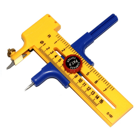 NUNADERNU Compass Cutter, Precision Circle Cutter, Adjustable Round ...