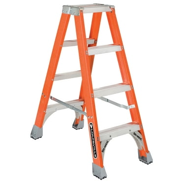 Louisville, 4-foot Fiberglass Step Ladder, 300 pound duty rating ...