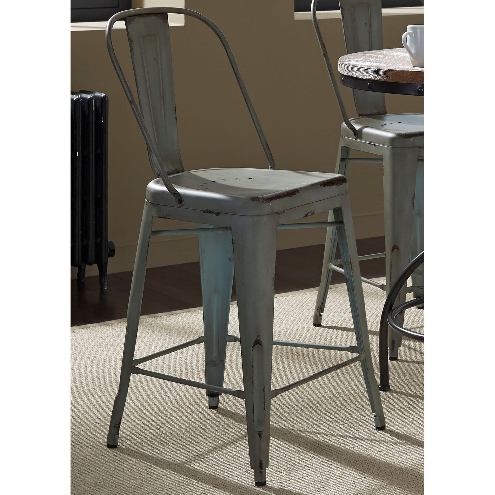 Liberty Furniture Industries Vintage Dining Series Bow Back Counter ...