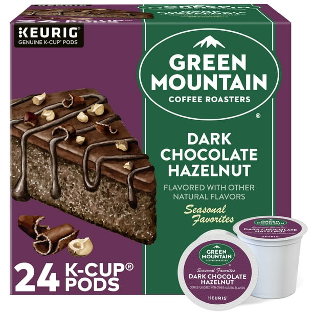 Green Mountain Coffee Roasters Dark Chocolate Hazelnut Coffee, Keurig ...