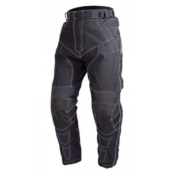 Motorcycle Cordura Waterproof Riding OverPants Black with Removable CE ...