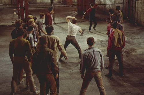 George Chakiris in West Side Story dance fight scene 24x36 Poster ...