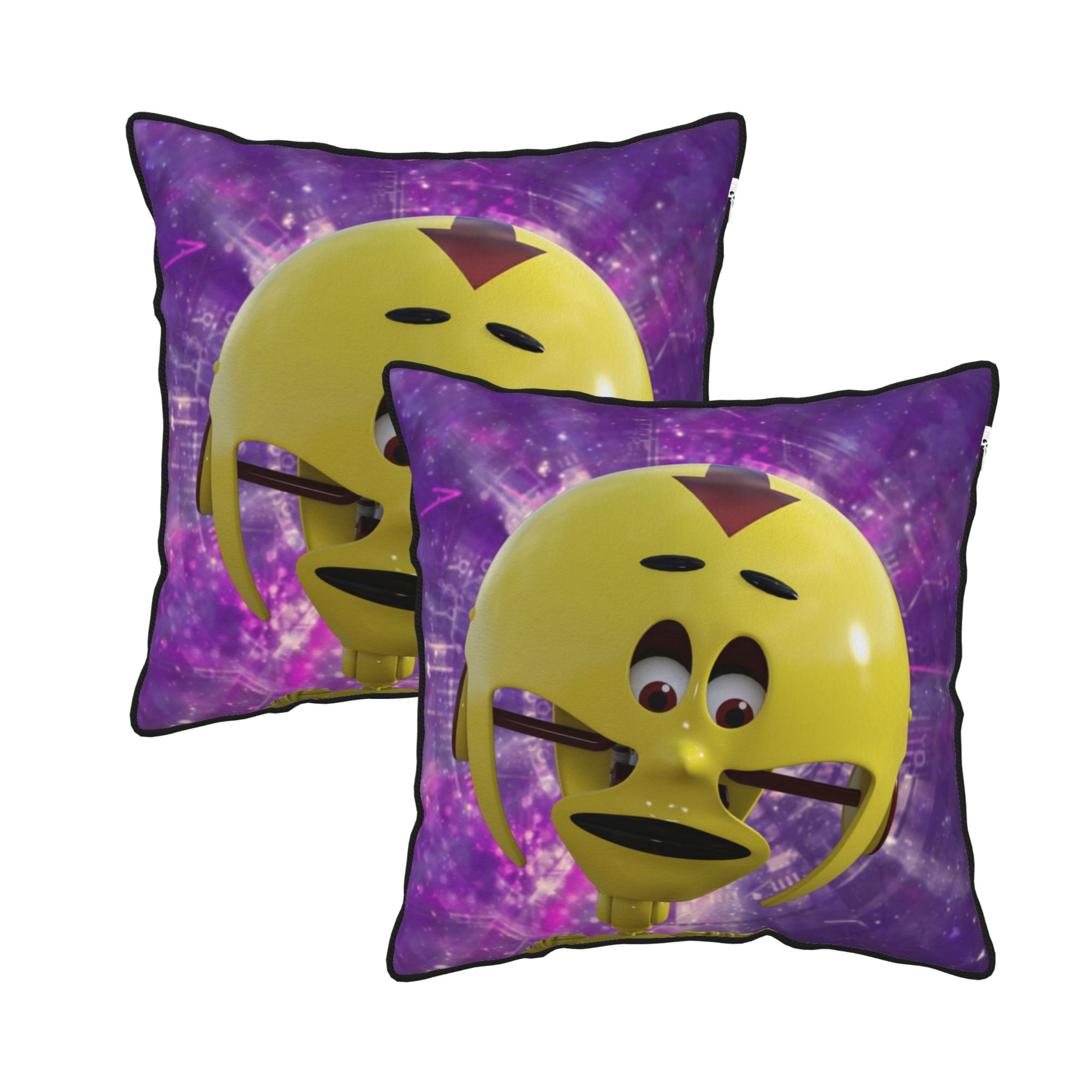 Velvet Decorative Throw Pillow Covers Set of 2, Soft Square Cushion ...