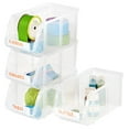 IRIS Medium Stacking Bin, Clear - Walmart.com