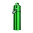 Aluminum Alloy Pills Dispenser With Secure Locking Lid Key Rings Pills ...