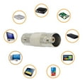 BNC Adapter BNC Female to BNC Female Straight Coaxial Connector for ...
