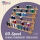 US Art Supply Premium Beechwood 60-Spool Sewing & Embroidery Thread ...