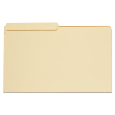 Universal Top Tab Manila File Folders, 1/3-Cut Tabs, Assorted Positions ...