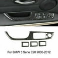 Car Door Window Switch Frame Cover Trim Carbon Fiber Molding Sticker ...