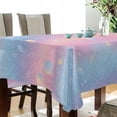 60x120in Square Printed Tablecloth Easy-Care Decorative Table Cloth for ...