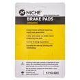 Niche Organic Brake Pad Set for Harley-Davidson Cross Bones Motorcycle ...