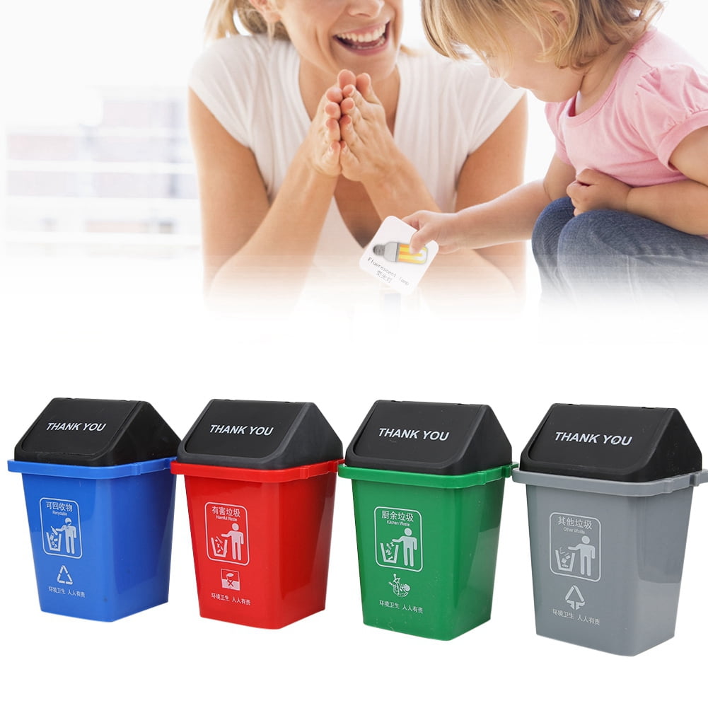 Greensen Trash Classification Toy,4 pcs Mini Kids Garbage ...