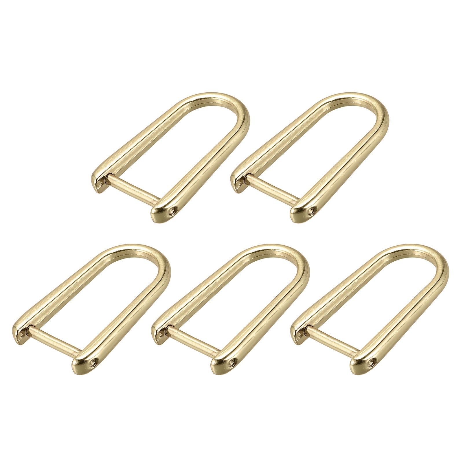 Uxcell D-Rings Screw in Shackle, 5Pack 45mm Horseshoe U Shape D Ring ...