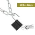 Unique Bargains Outdoor Security Chain Lock with Padlock, 3.28ft Long ...