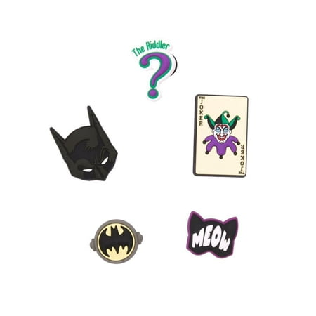 Crocs Jibbitz 5 Pack DC Superhero and Batman Shoe Charm | Jibbitz for ...