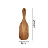 Aqzb Wooden Spurtle for Cooking Teak Spatula Utensils - Mixing Stirring ...