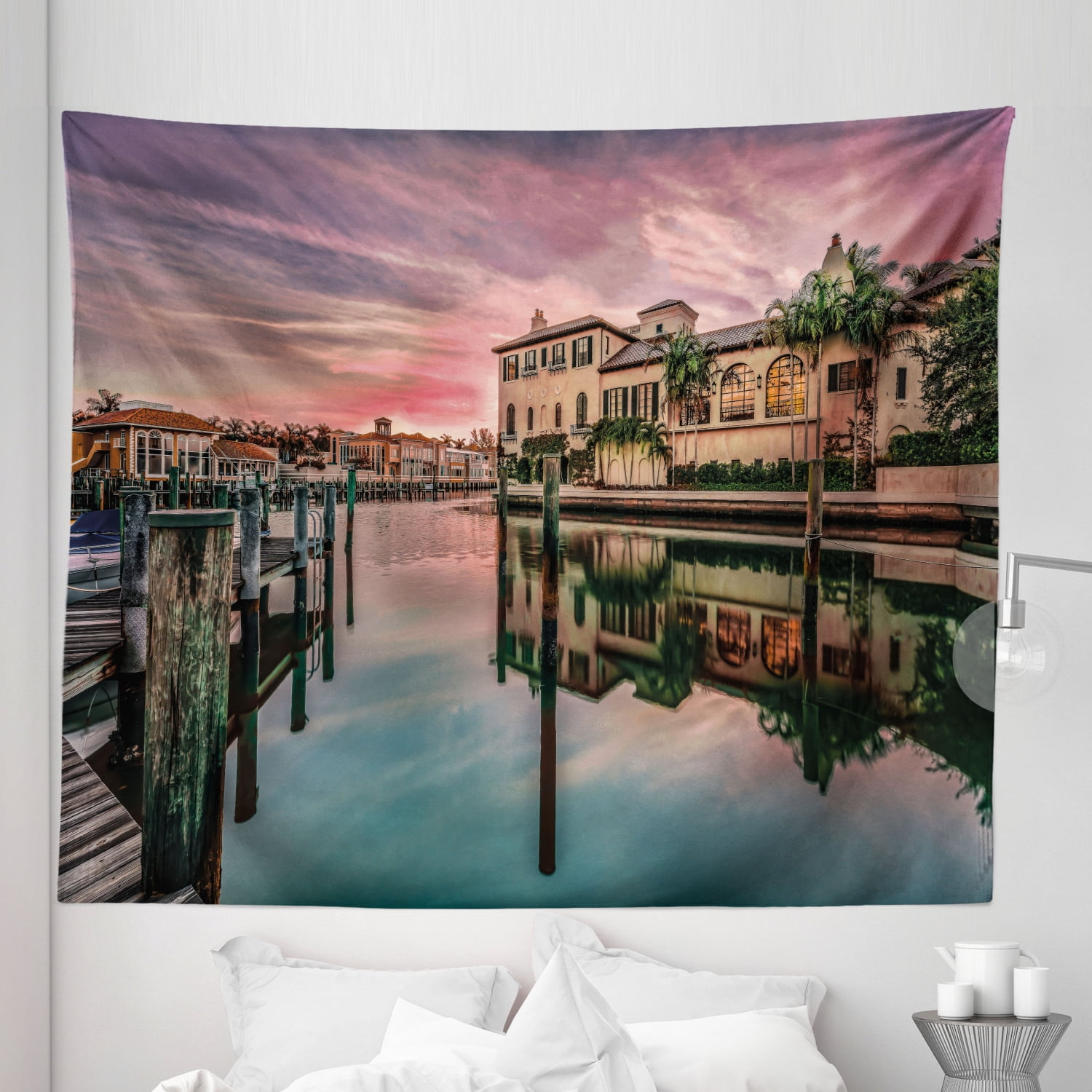 Nature Tapestry, Colorful Sunrise over Venetian Bay Naples Florida ...