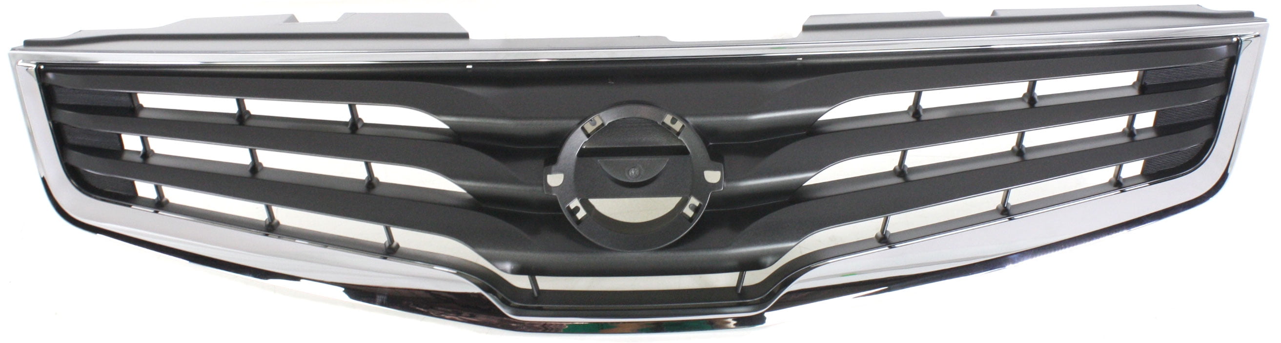 Grille Assembly Compatible With 2010-2012 Nissan Sentra Chrome Shell ...