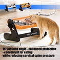AOOOWER Nonslip Heavy Bottom Cats Water Bowl with Ergonomic Modern ...