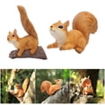 AOOOWER Squirrel Trees Huggers Outdoor Decoration Tree Squirrel ...