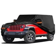 Car Cover Fit For 2 Door Jeep Wrangler CJ,YJ, TJ & JK Rain Cover Sun ...