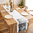 Cute Cat Table Runner 90 Inches Long Farmhouse Dress Scarves, Funny ...