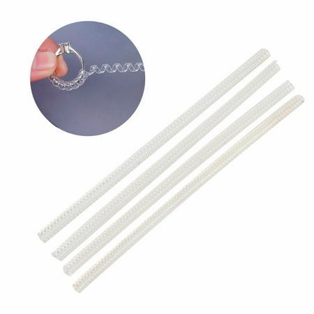 Ring Tightener, Jewelry Resizing Tool Plastic Ring Size Transparent ...