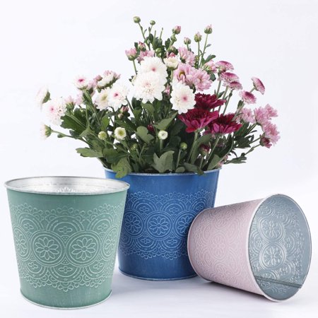 6 Pack Flower Plant Pots Set Plant Basket Indoor Outdoor Planters ...