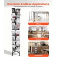 360 ° Rotating 32-Pocket Greeting Card Display Rack with Sign Holder ...