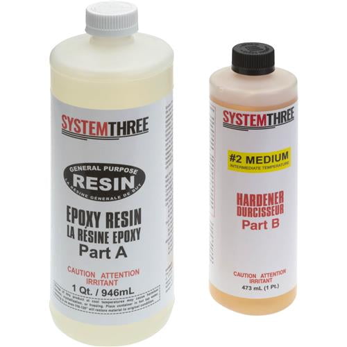 System Three 0102K42 General Purpose Epoxy Kit with #2 Medium Hardener ...